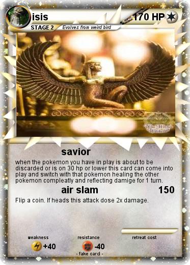 Pokémon isis 173 173 - savior - My Pokemon Card