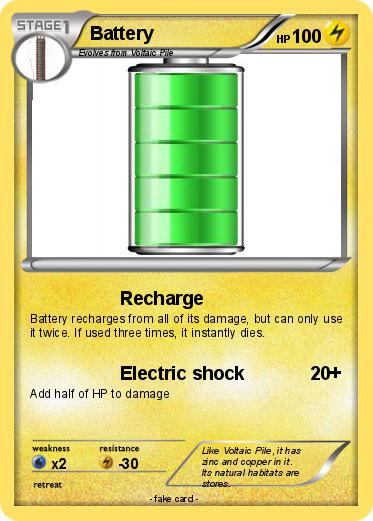 Pokémon Battery 36 36 - Recharge - My Pokemon Card