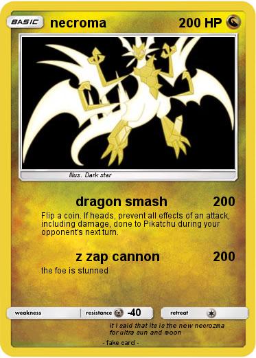 Pokémon necroma - dragon smash - My Pokemon Card