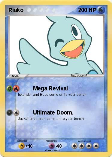 Pokémon Riako 1 1 - Mega Revival - My Pokemon Card