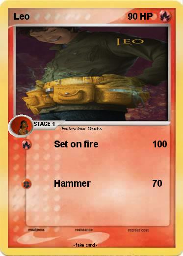 Pokémon Leo 723 723 - Set on fire - My Pokemon Card
