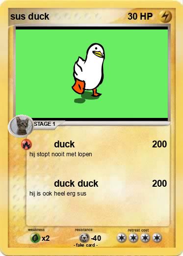 Pokémon sus duck - duck - My Pokemon Card