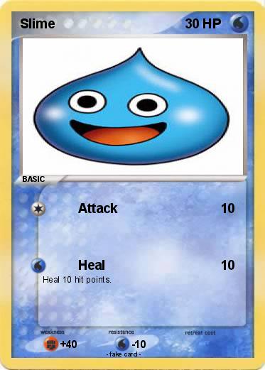 Pokémon Slime 221 221 - Attack - My Pokemon Card