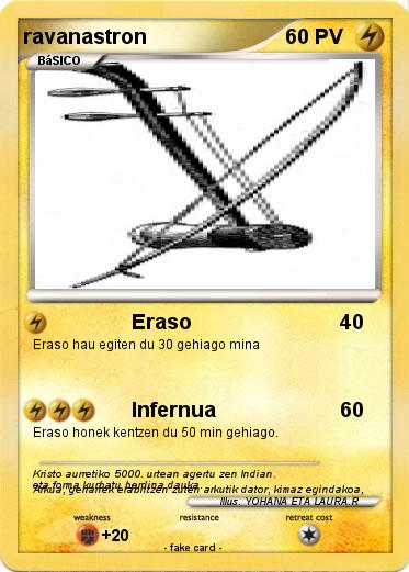Pokémon ravanastron - Eraso - Mi carta pokémon
