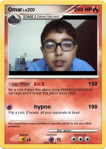 Pokémon Omar 153 153 - kick - My Pokemon Card
