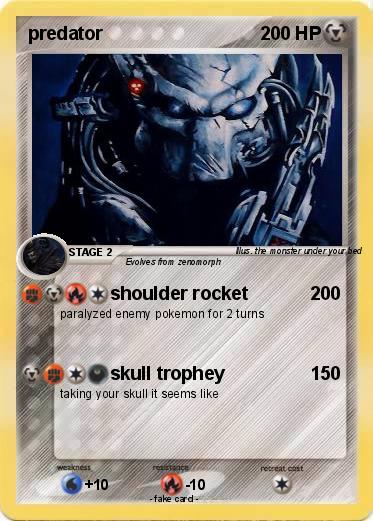 Pokémon predator 645 645 - shoulder rocket - My Pokemon Card