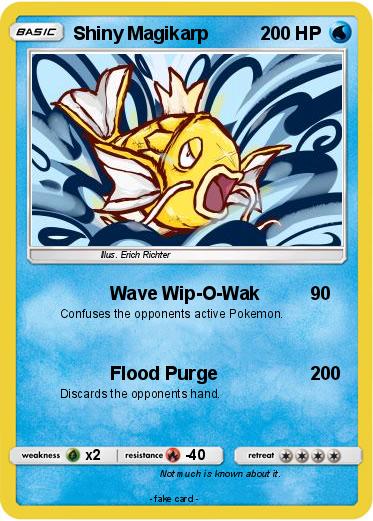 Pokémon Shiny Magikarp 72 72 - Wave Wip-O-Wak - My Pokemon Card