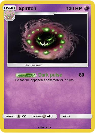 Pokémon Spiriton 2 2 - Dark pulse - My Pokemon Card
