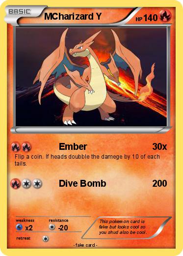 Pokémon MCharizard Y 11 11 - Ember - My Pokemon Card