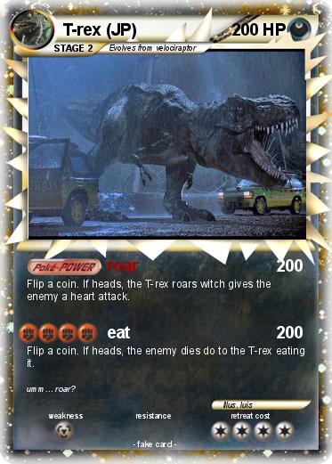 Pokémon T rex JP - roar - My Pokemon Card