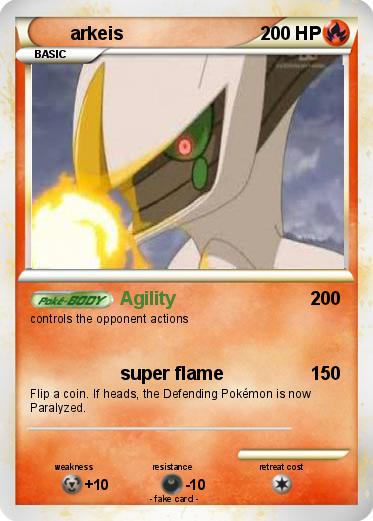 Pokémon arkeis - Agility - My Pokemon Card