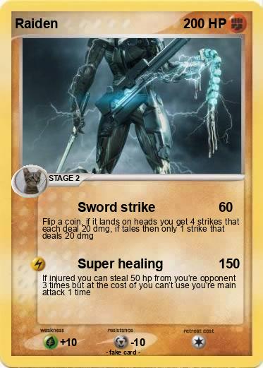 Pokémon Raiden 262 262 - Sword strike - My Pokemon Card