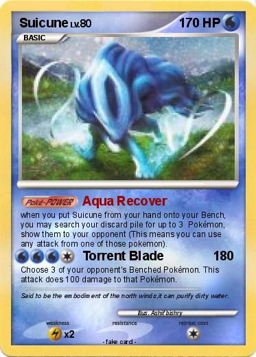 Pokémon Suicune 1031 1031 - Aqua Recover - My Pokemon Card
