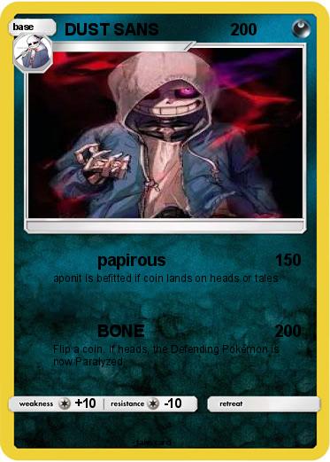 Pokémon DUST SANS 18 18 - papirous - My Pokemon Card