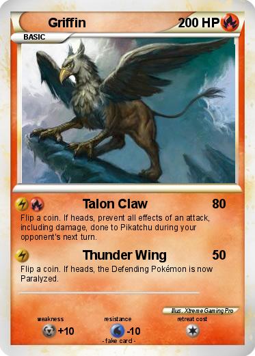 Pokémon Griffin 118 118 - Talon Claw - My Pokemon Card