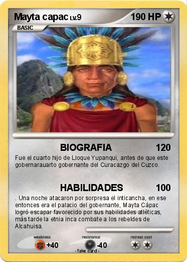 Pokémon Mayta capac - BIOGRAFIA - My Pokemon Card