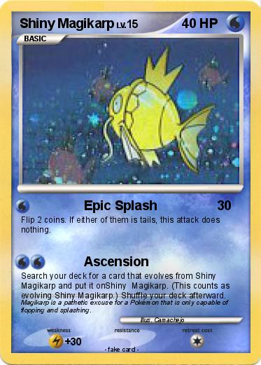 Pokémon Shiny Magikarp 57 57 - Epic Splash - My Pokemon Card