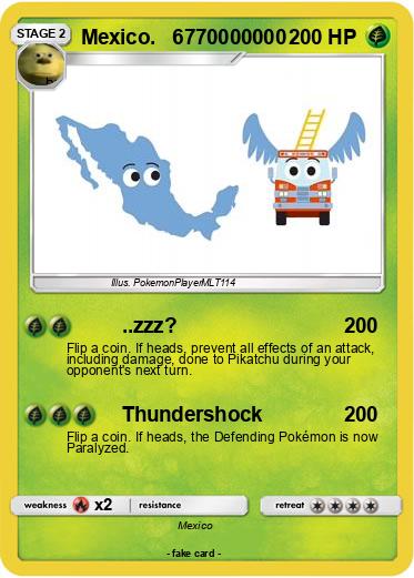 Pokémon Mexico 6770000000 6770000000 - ..zzz? - My Pokemon Card