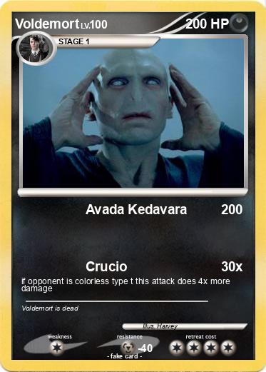 Pokémon Voldemort 751 751 - Avada Kedavara - My Pokemon Card