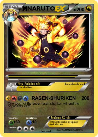 Pokémon NARUTO 10672 10672 - RASEN-SHURIKEN - My Pokemon Card