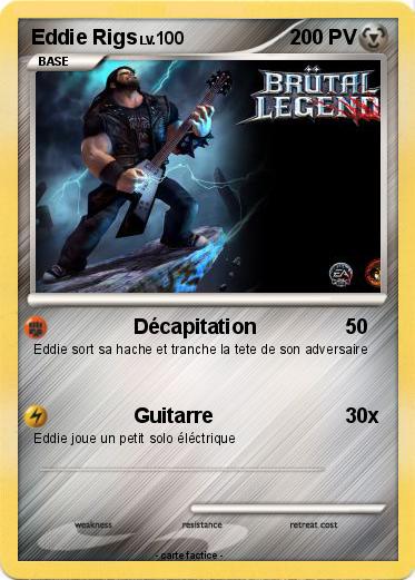 Pokémon Eddie Rigs - Décapitation - Ma carte Pokémon