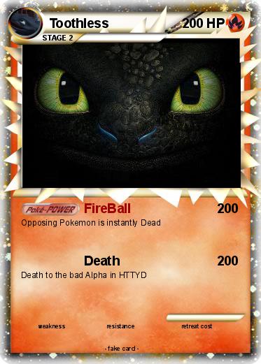 Pokémon Toothless 451 451 - FireBall - My Pokemon Card