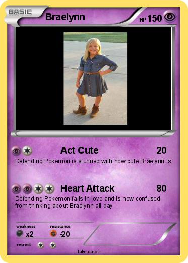 Pokémon Braelynn - Act Cute - My Pokemon Card