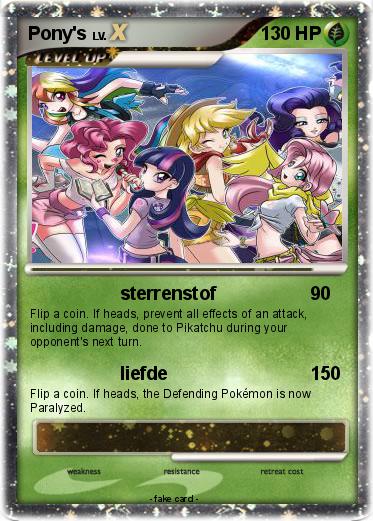 Pokémon Pony s 1 1 - sterrenstof - My Pokemon Card
