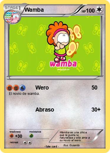 Pokémon Wamba - Wero - Mi carta pokémon
