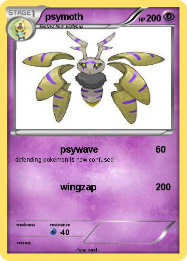 Pokémon psymoth 1 1 - psywave - My Pokemon Card