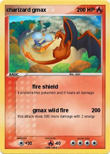 Pokémon charizard gmax 2 2 - fire shield - My Pokemon Card