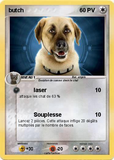 Pokémon butch 26 26 - laser - Ma carte Pokémon