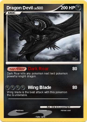 Pokémon Dragon Devil - Dark Roar - My Pokemon Card