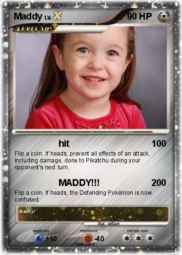 Pokémon Maddy 27 27 - hit - My Pokemon Card