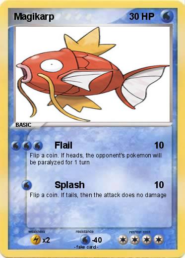Pokémon Magikarp 673 673 - Flail - My Pokemon Card