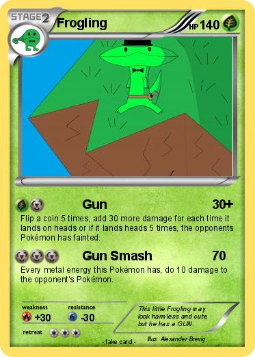 Pokémon Frogling 2 2 - Gun - My Pokemon Card