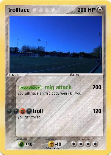 Pokémon trollface 745 745 - mlg attack - My Pokemon Card