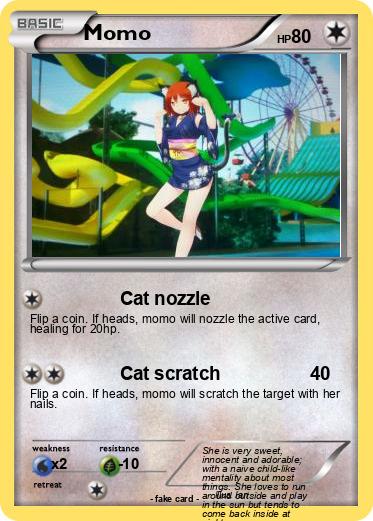 Pokémon Momo 504 504 - Cat nozzle - My Pokemon Card