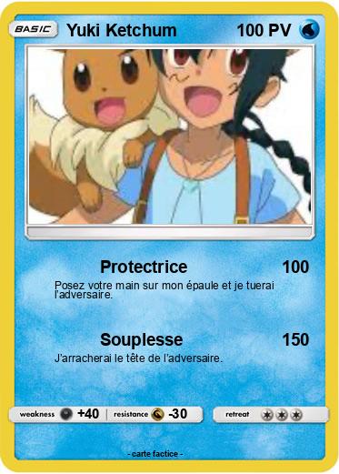 Pokémon Yuki Ketchum - Protectrice - Ma carte Pokémon