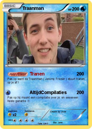 Pokémon Traanman 4 4 - Tranen - My Pokemon Card