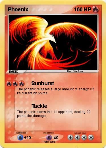 Pokémon Phoenix 235 235 - Sunburst - My Pokemon Card