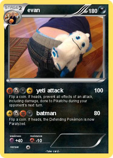 Pokémon evan 538 538 - yeti attack - My Pokemon Card