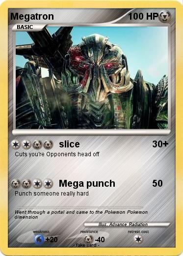 Pokémon Megatron 542 542 - slice - My Pokemon Card