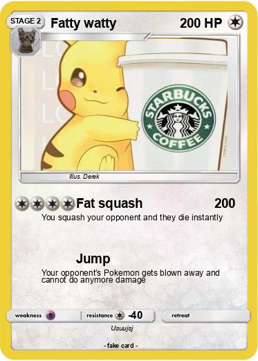 Pokémon Fatty watty - Fat squash - My Pokemon Card