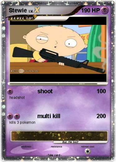Pokémon Stewie 510 510 - shoot - My Pokemon Card