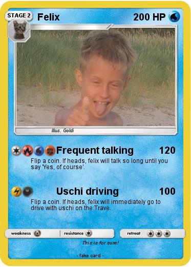Pokémon Felix 338 338 - Frequent talking - My Pokemon Card