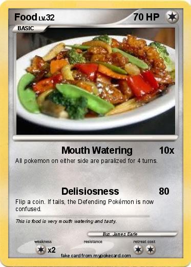 Pokémon Digestion - Mouth Watering - My Pokemon Card