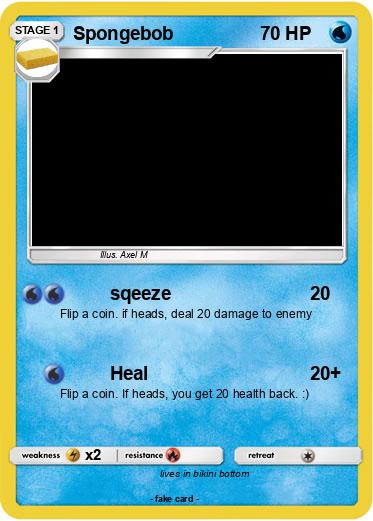Pokémon Spongebob 3972 3972 - sqeeze - My Pokemon Card