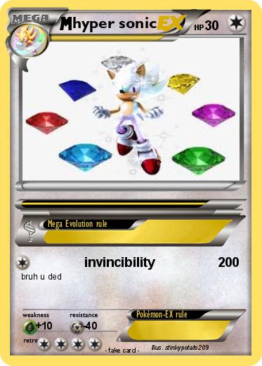 Pokémon hyper sonic 613 613 - invincibility - My Pokemon Card