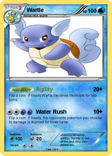 Pokémon Wartle 2 2 - Agility - My Pokemon Card